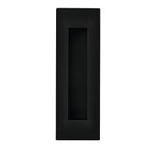 Square Sliding Door Pull 120X40mm BLK CD2 - Walker Bros